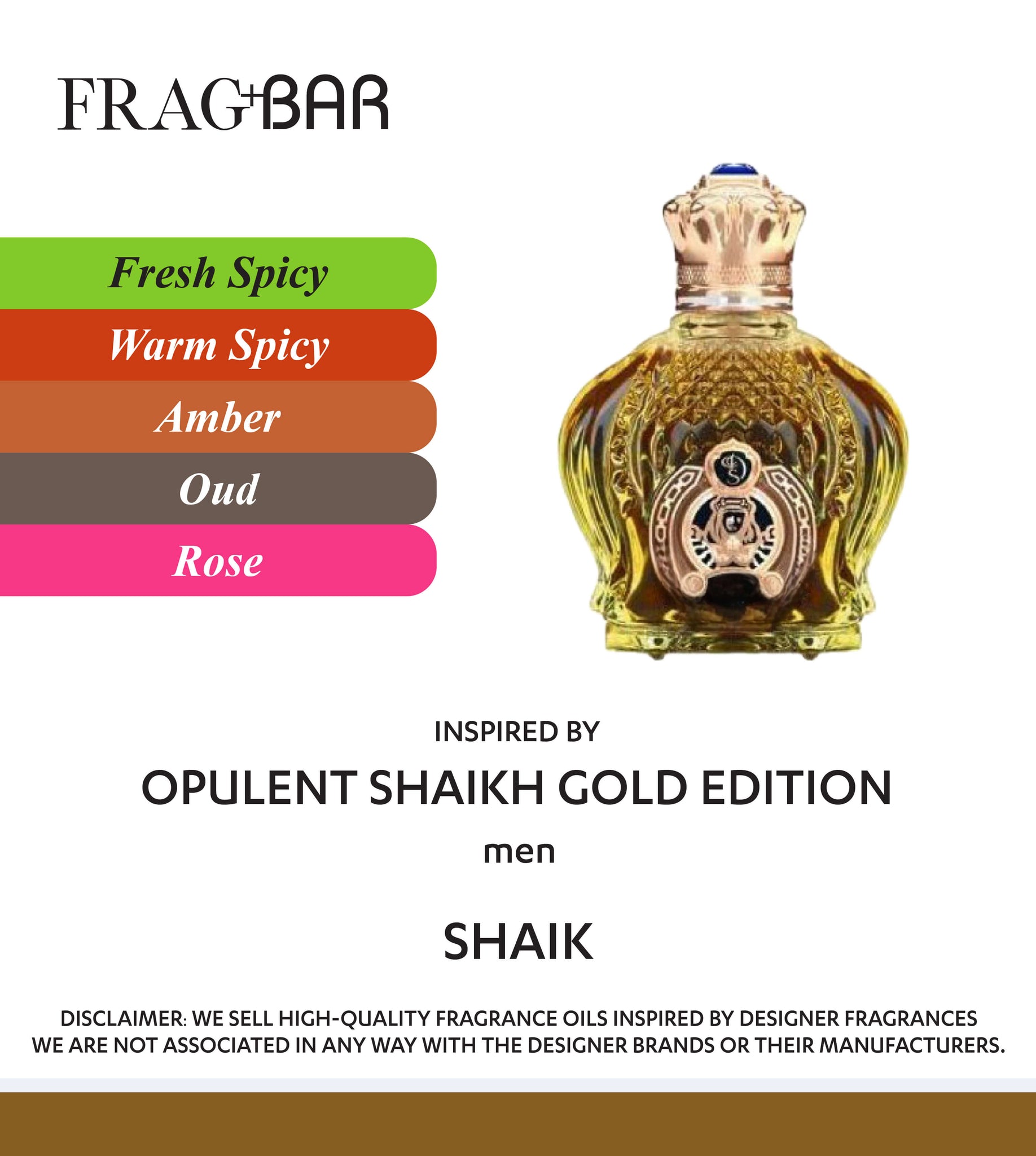 OPULENT SHAIKH GOLD EDITION (Men) | Frag+Bar