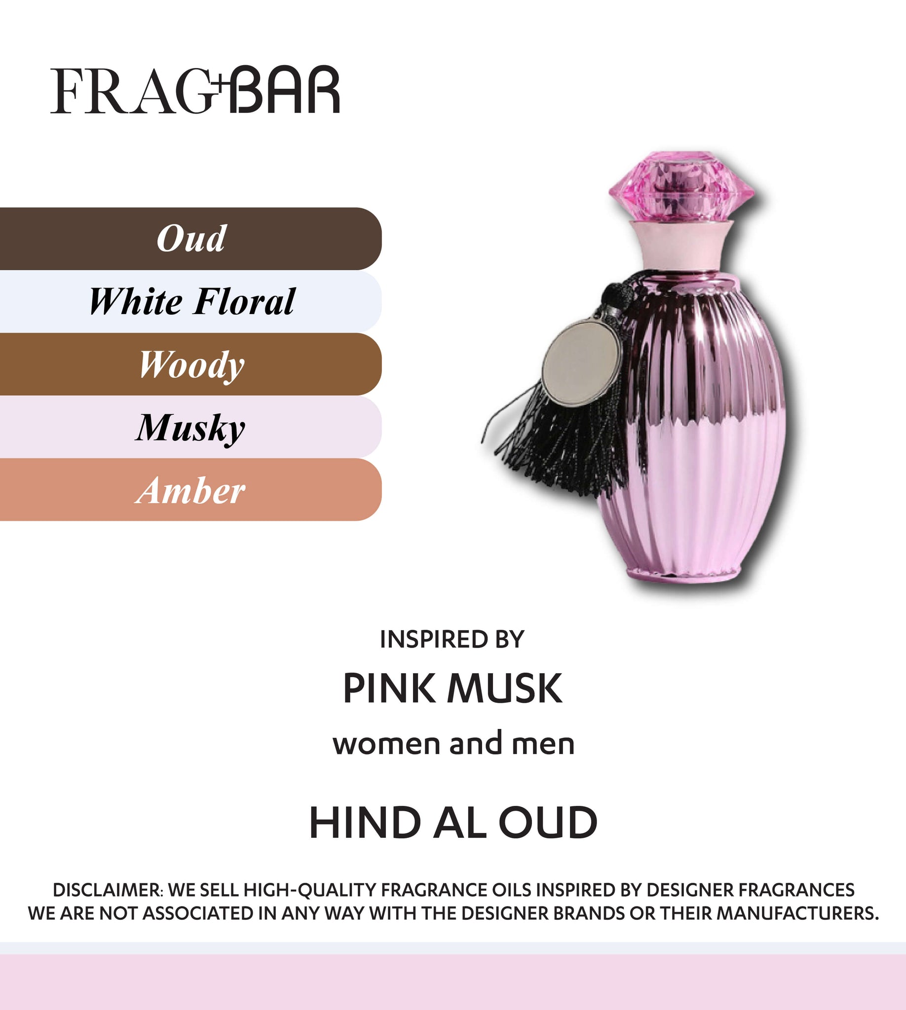 PINK MUSK Inspired by Hind al Oud | FragBar– Frag+Bar