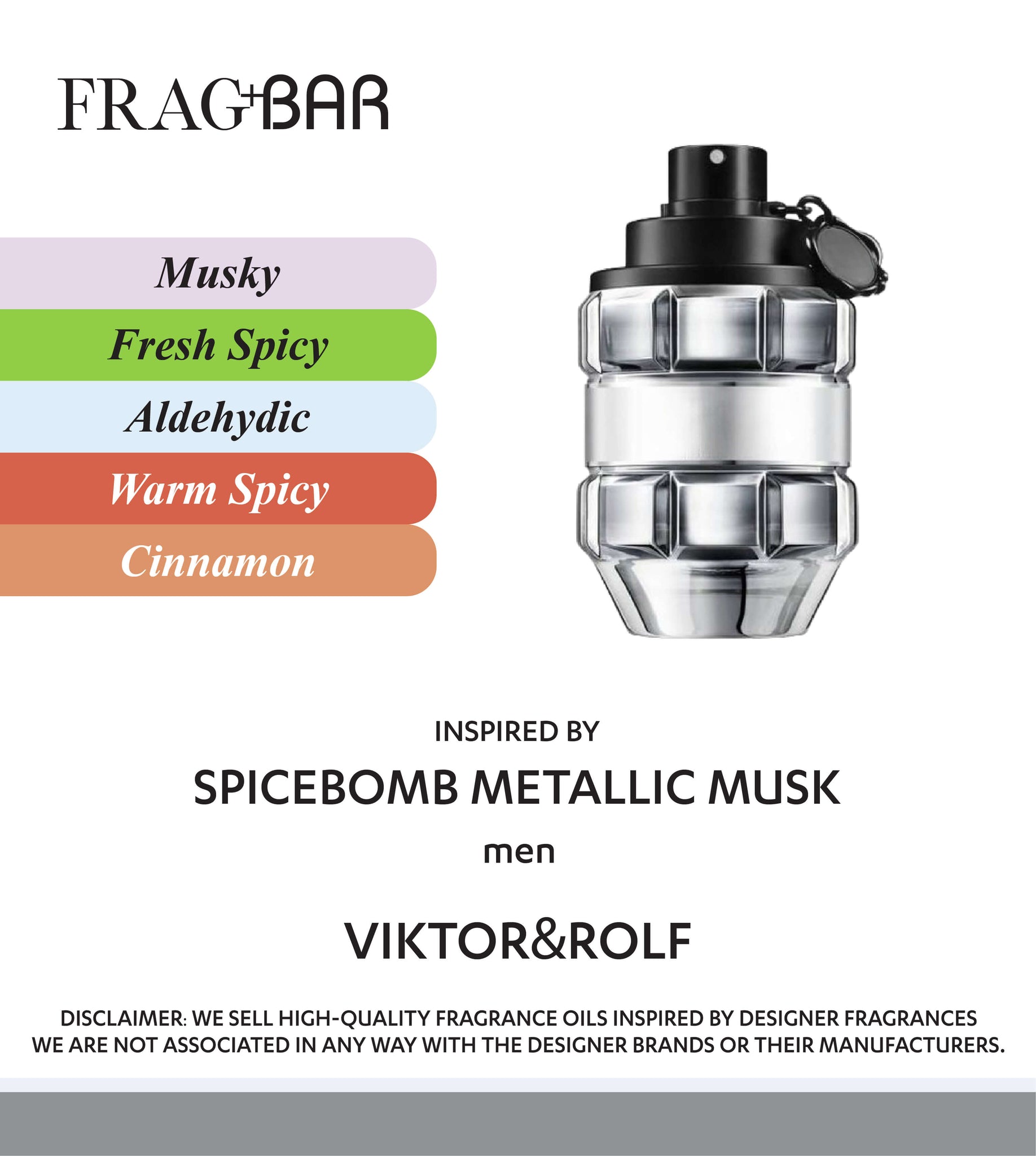 SPICEBOMB METALLIC MUSK Inspired by Viktor&Rolf | FragBar– Frag+Bar