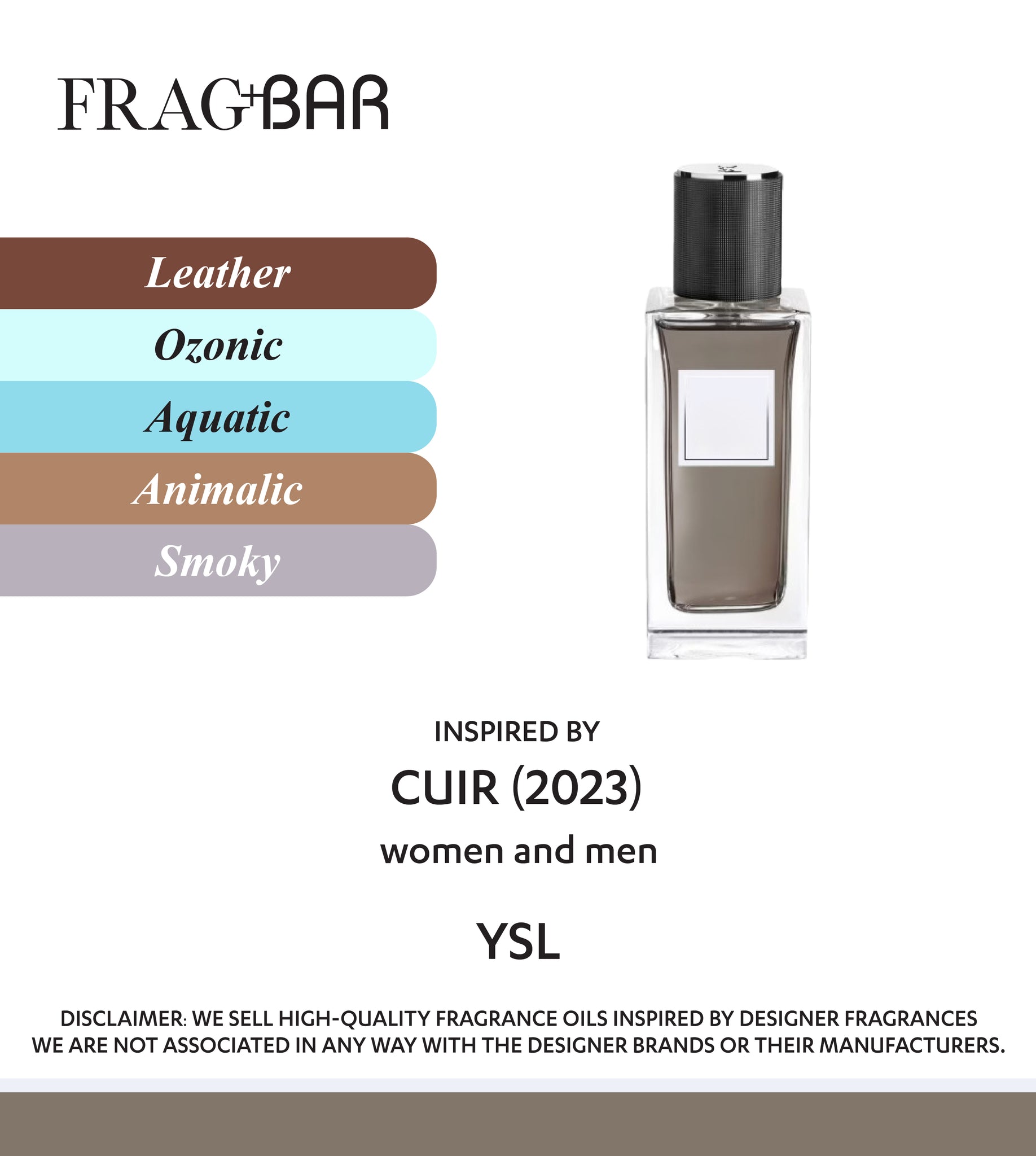 CUIR (2023) Inspired by YSL | FragBar– Frag+Bar
