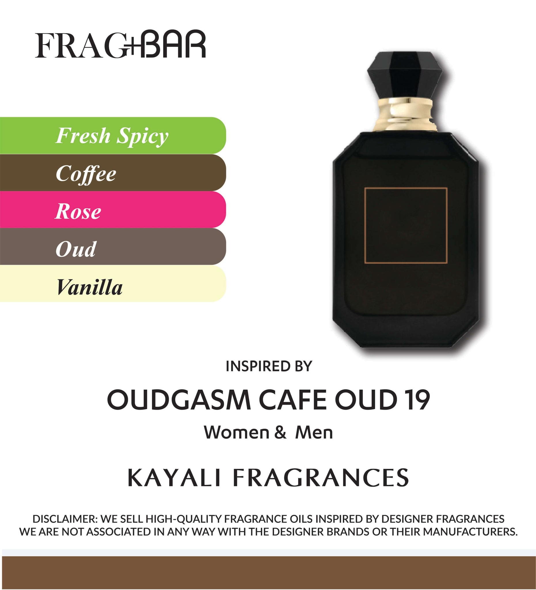 OUDGASM CAFE OUD | 19 Inspired by Kayali | FragBar– Frag+Bar