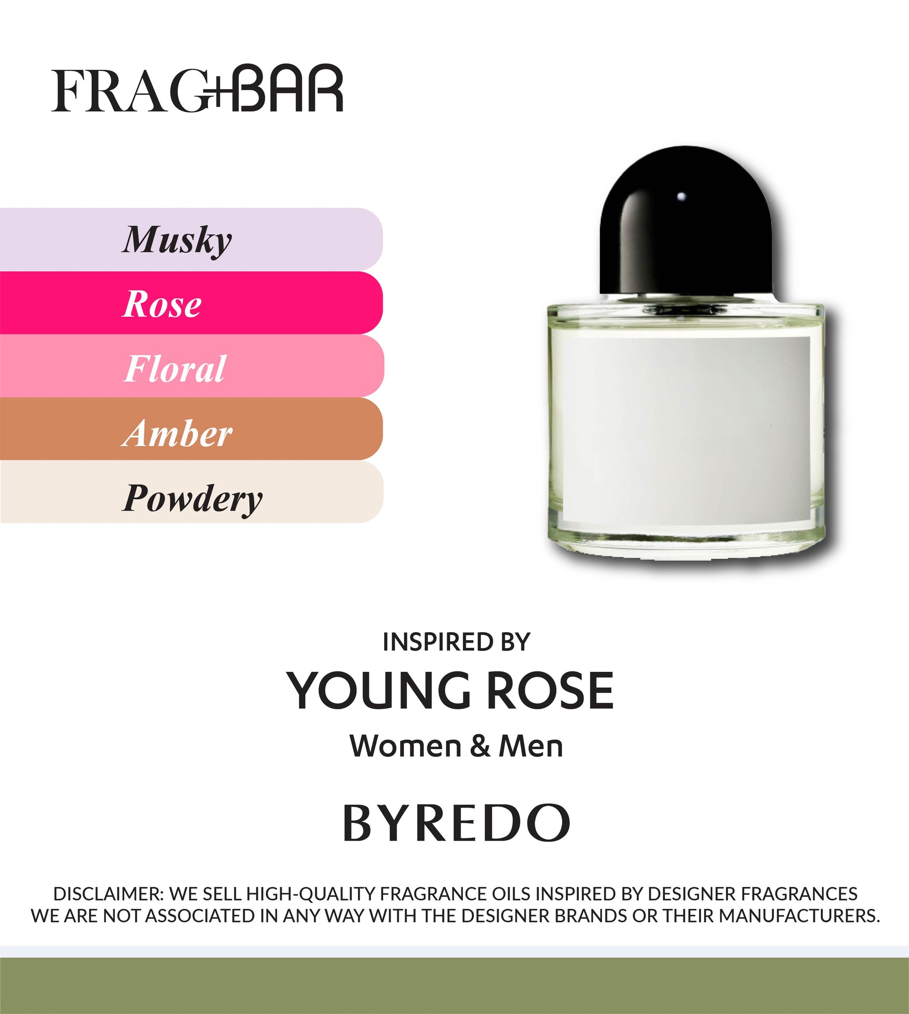 YOUNG ROSE Inspired by Byredo | FragBar– Frag+Bar