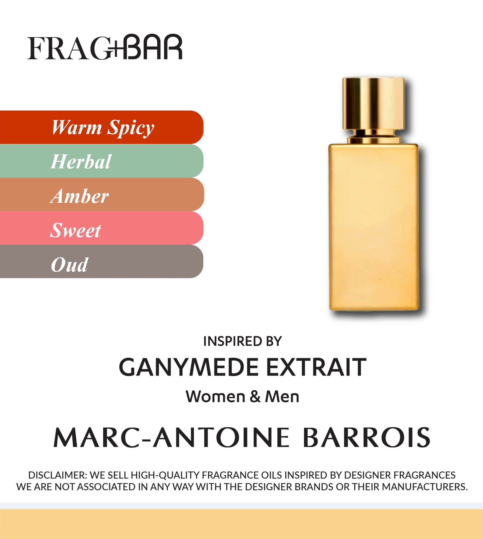 GANYMEDE EXTRAIT Inspired by Marc-Antoine Barrois | FragBar– Frag+Bar