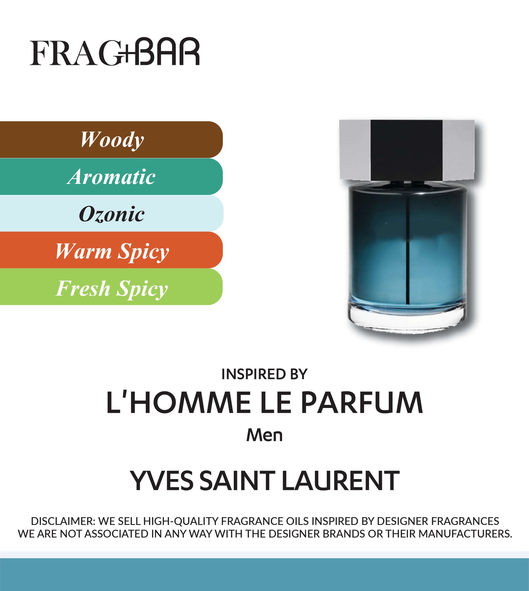 L'HOMME LE PARFUM Inspired by YSL | FragBar– Frag+Bar