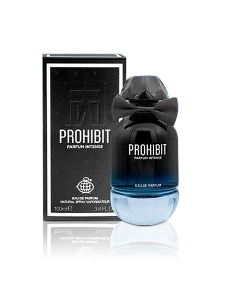 PROHIBIT Parfum Intense by Fragrance World 100ml Eau de Parfum– Frag+Bar